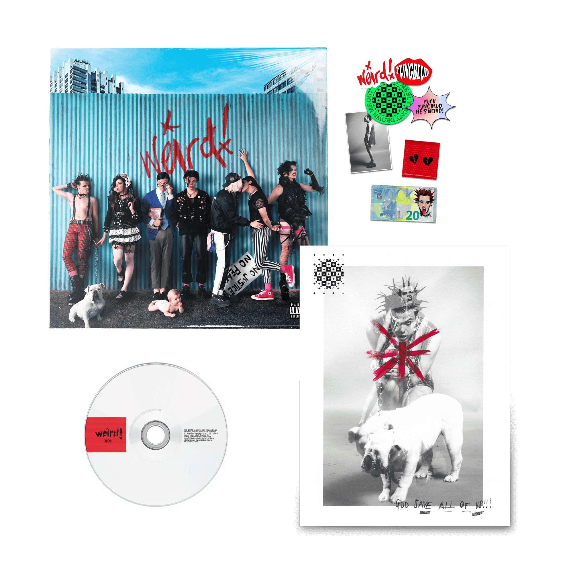 Weird! (Ltd. Edition Gatefold 7''CD) - Yungblud